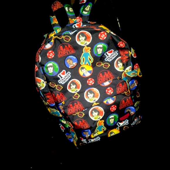 Loungefly | Bags | Loungefly Stranger Things Nylon Backpack Dustin ...